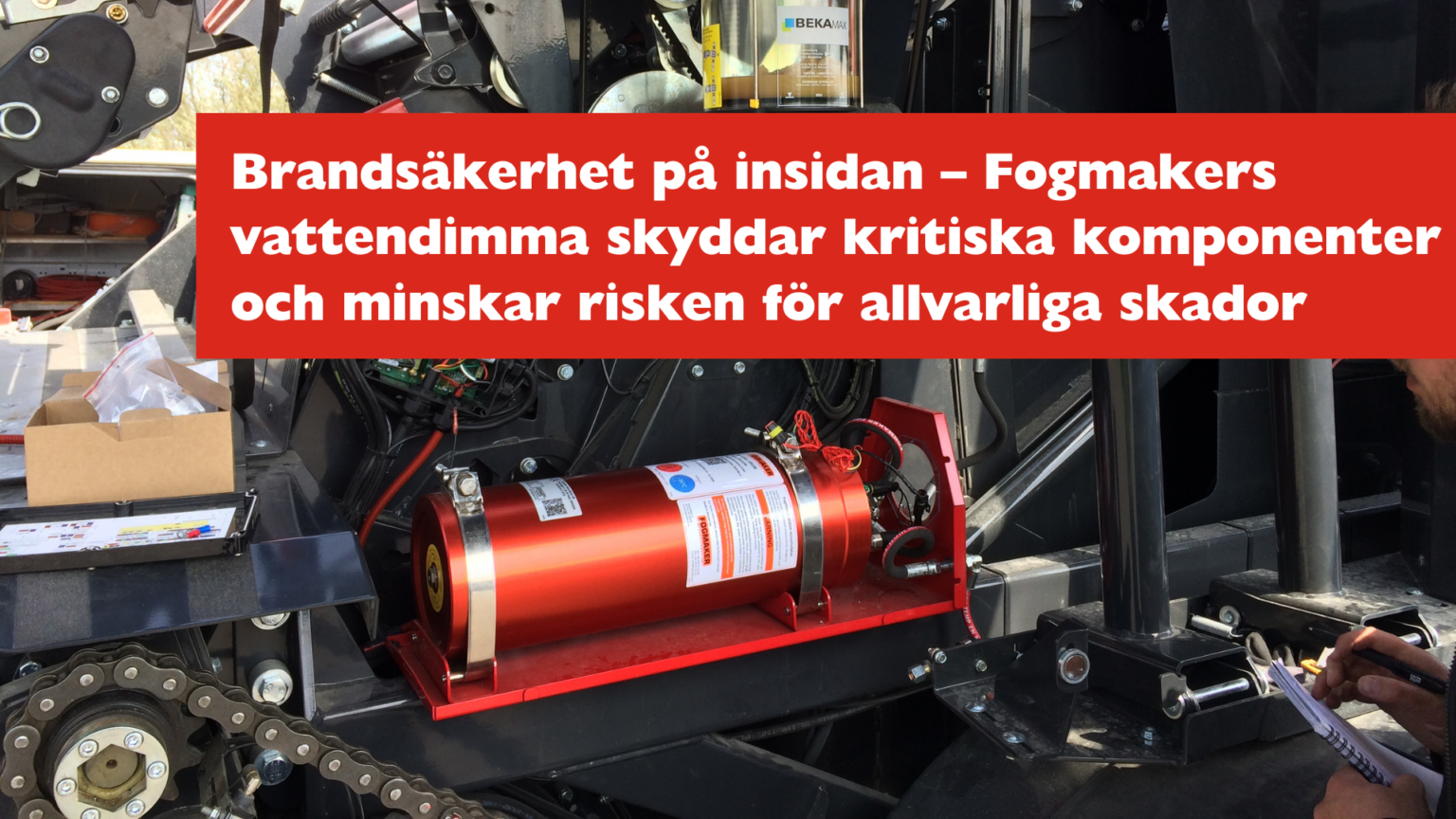 Fogmaker brandskydd för fordon och maskiner | STS AB